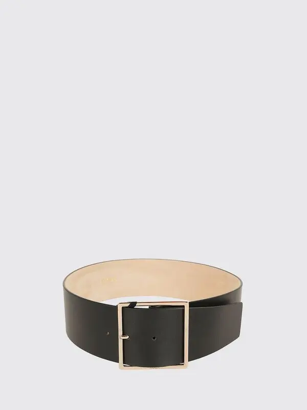 Max Mara Ginnico Leather Belt - Black