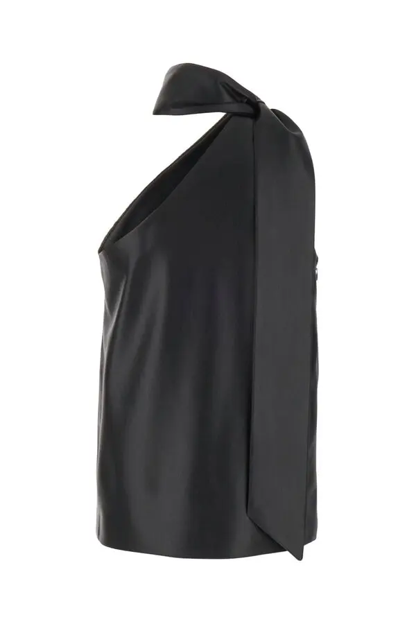 Stella McCartney Asymmetrical Tie Detailed Top