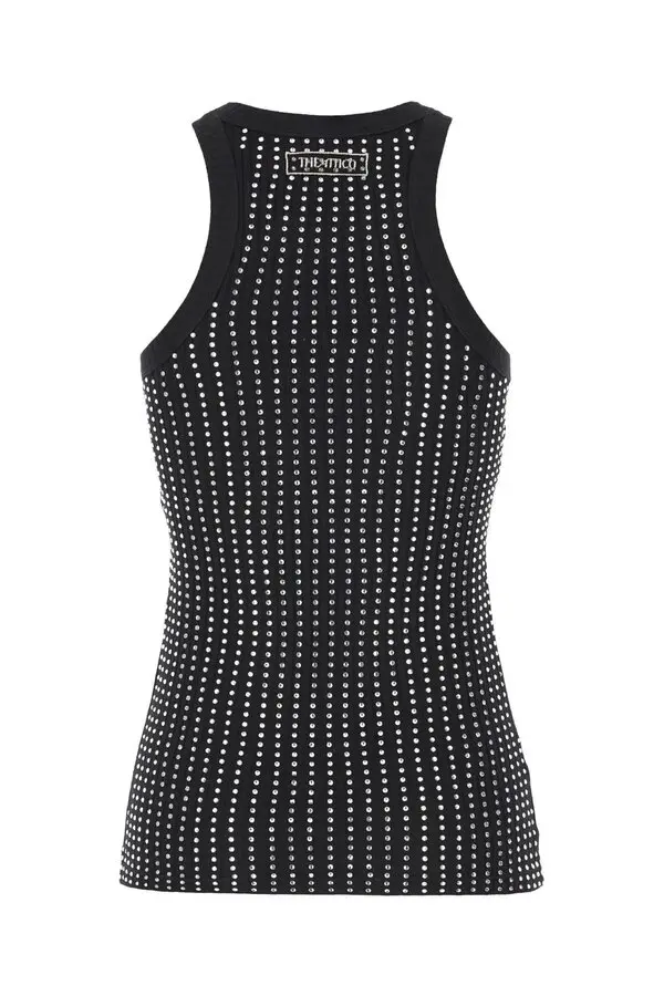 Attico Embellished Tank Top - Multicolor