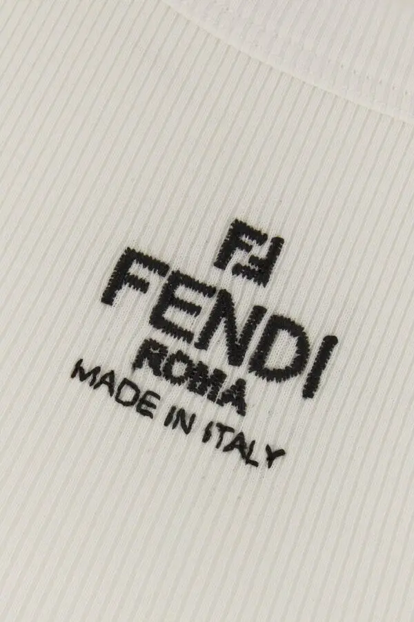 Fendi Ribbed Tank Top - Multicolor