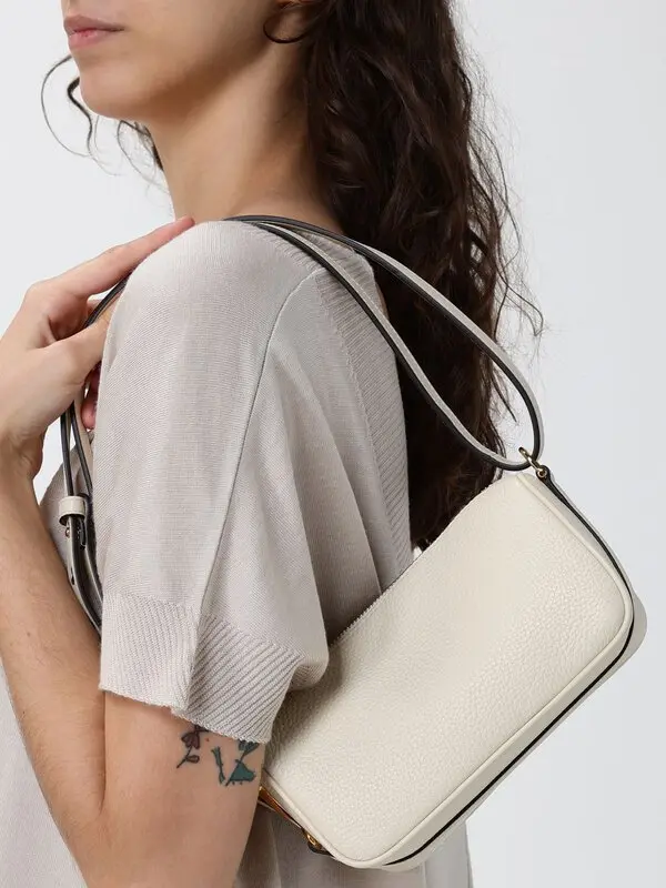 Gucci Mini Hammered Leather Bag - Cream