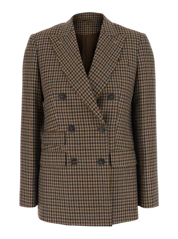 Max Mara Deserto Wool Blazer - Brown