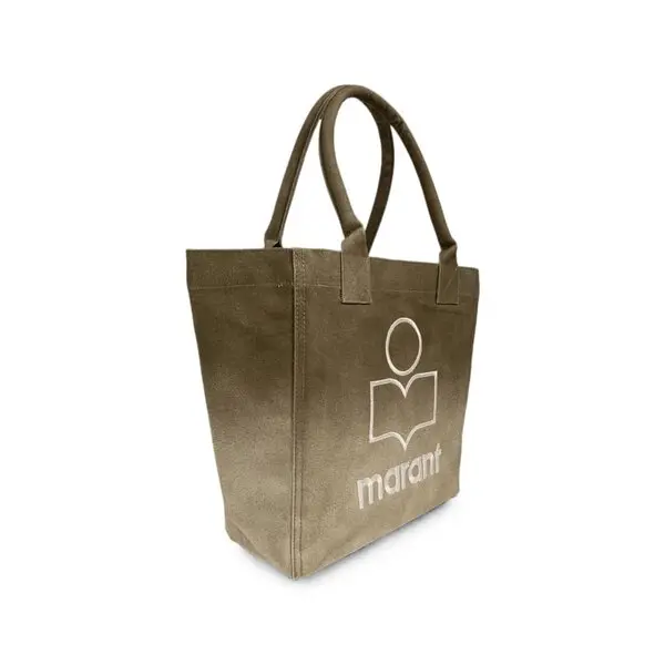 Isabel Marant Étoile Cotton Ombré Tote Bag - Green