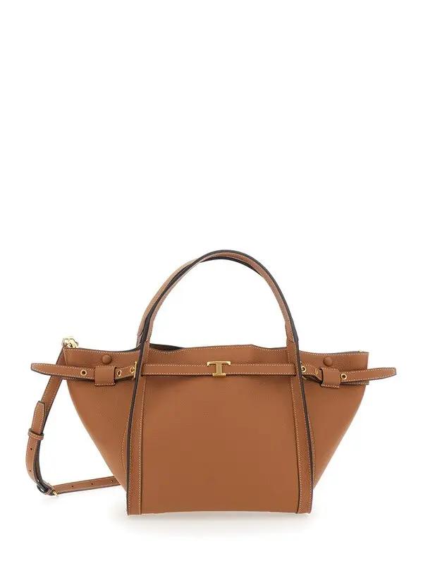 TOD'S Leather Tote Bag - Brown