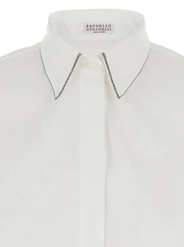 Brunello Cucinelli Cotton Blend Shirt - Multicolor
