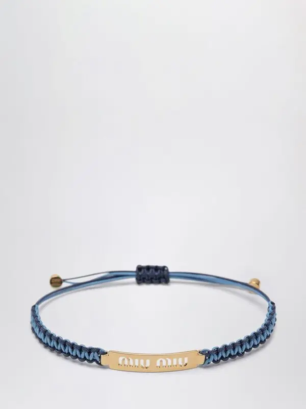 Miu Miu Jewel Friendship Bracelet - Blue