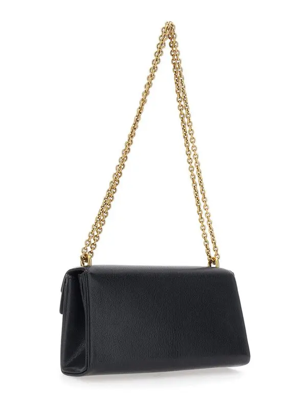 Gucci Dionysus Leather Shoulder Bag - Black