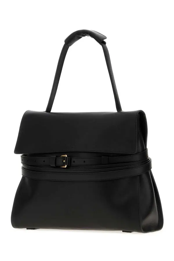Moschino Leather Medium Tie Me Handbag