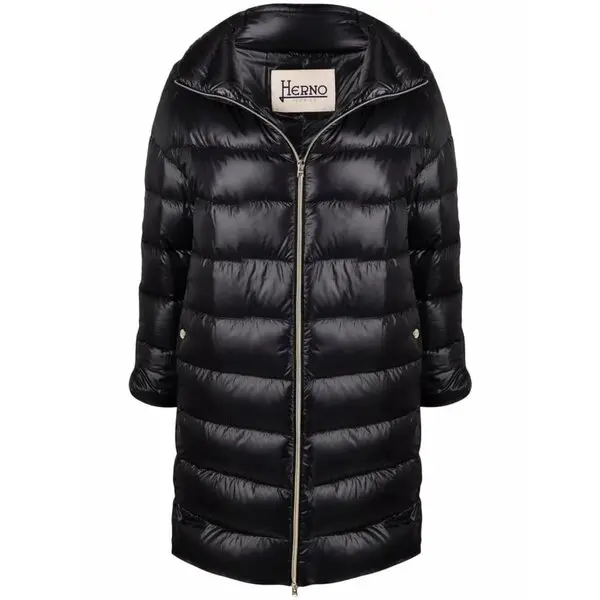 Herno Single-breasted Coat - Black