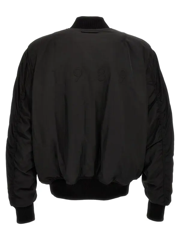 1989 STUDIO Nylon Bomber Jacket - Black