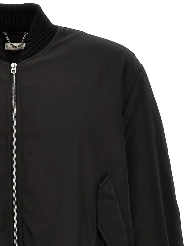 1989 STUDIO Nylon Bomber Jacket - Black