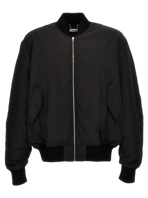 1989 STUDIO Nylon Bomber Jacket - Black