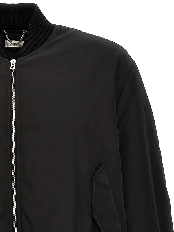 1989 STUDIO Nylon Bomber Jacket - Black