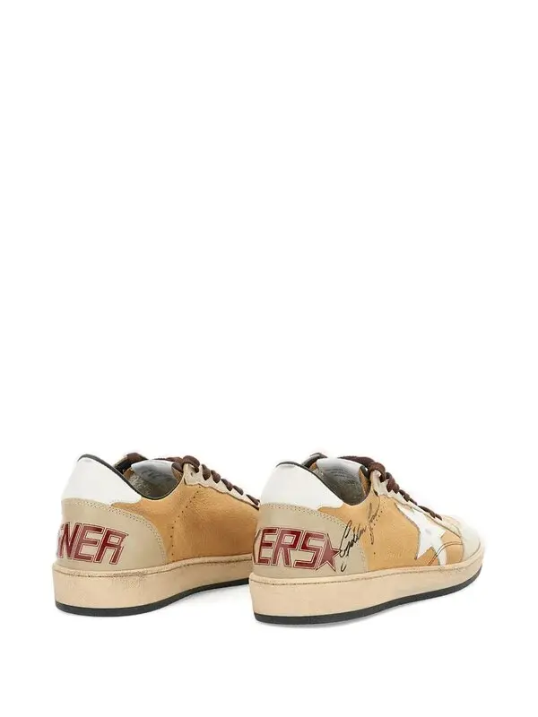 GOLDEN GOOSE Ball Star Nabuk Leather Sneakers With White Leather Star And Heel Tab