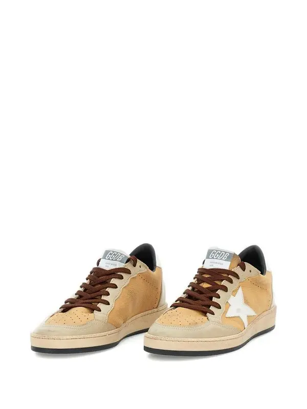 GOLDEN GOOSE Ball Star Nabuk Leather Sneakers With White Leather Star And Heel Tab