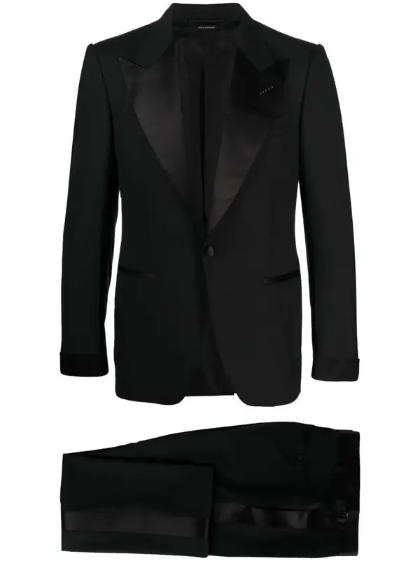 TOM FORD Two-piece Single-breasted Suit - Black
