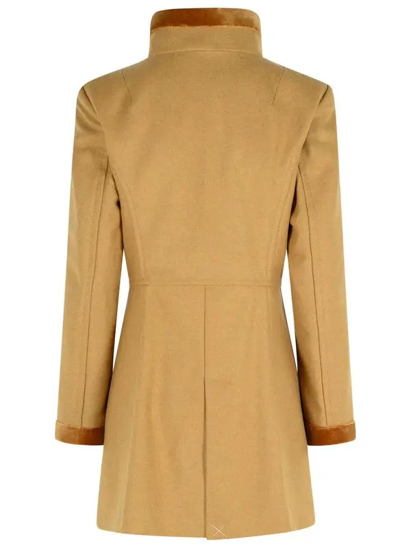 FAY Beige Wool Blend Coat