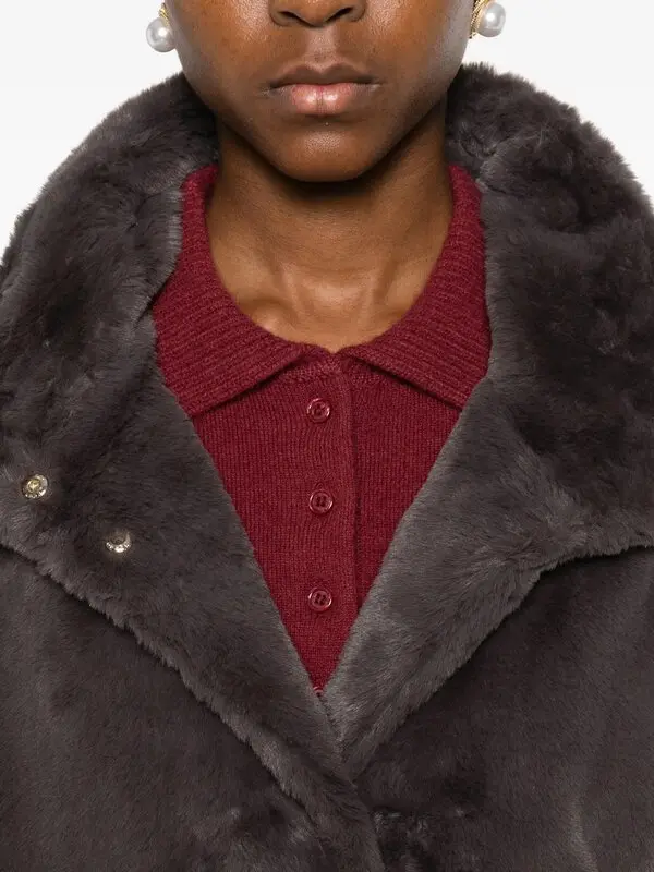 Herno High-neck Faux-fur Coat