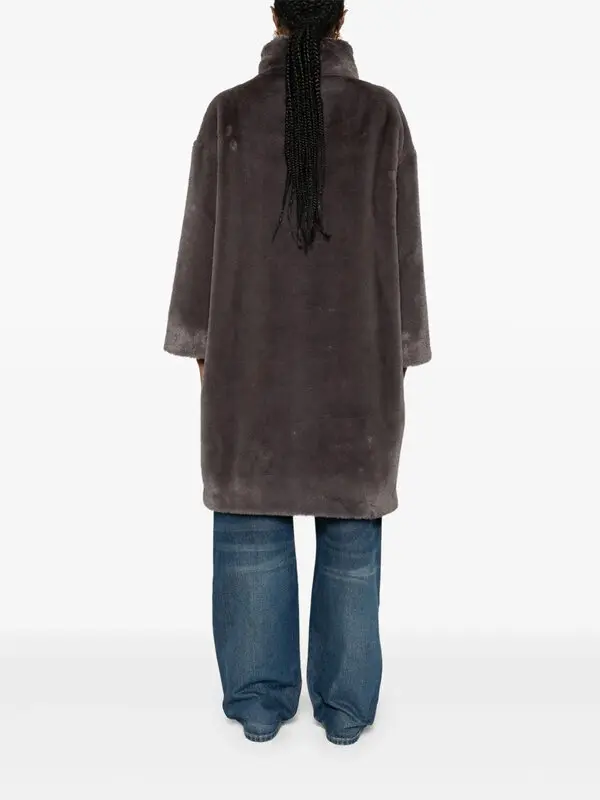 Herno High-neck Faux-fur Coat