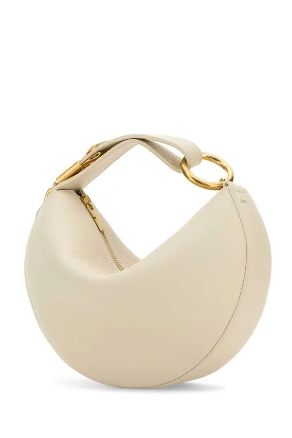 Burberry Knight Arc Handbag - White