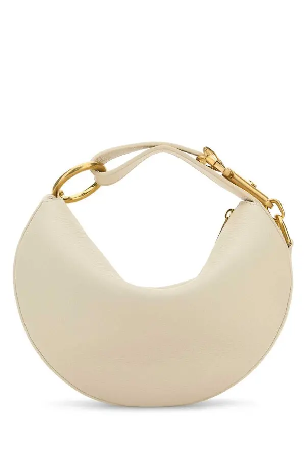 Burberry Knight Arc Handbag - White