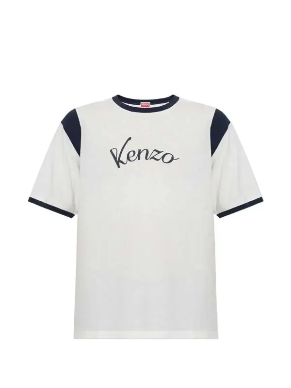 Kenzo College-style Cotton T-shirt - White
