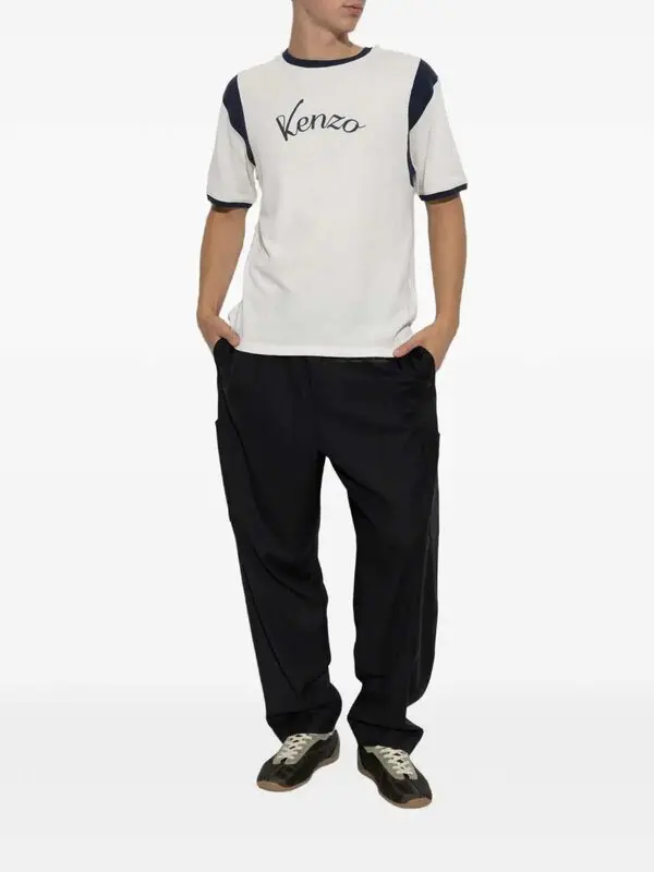 Kenzo College-style Cotton T-shirt - White