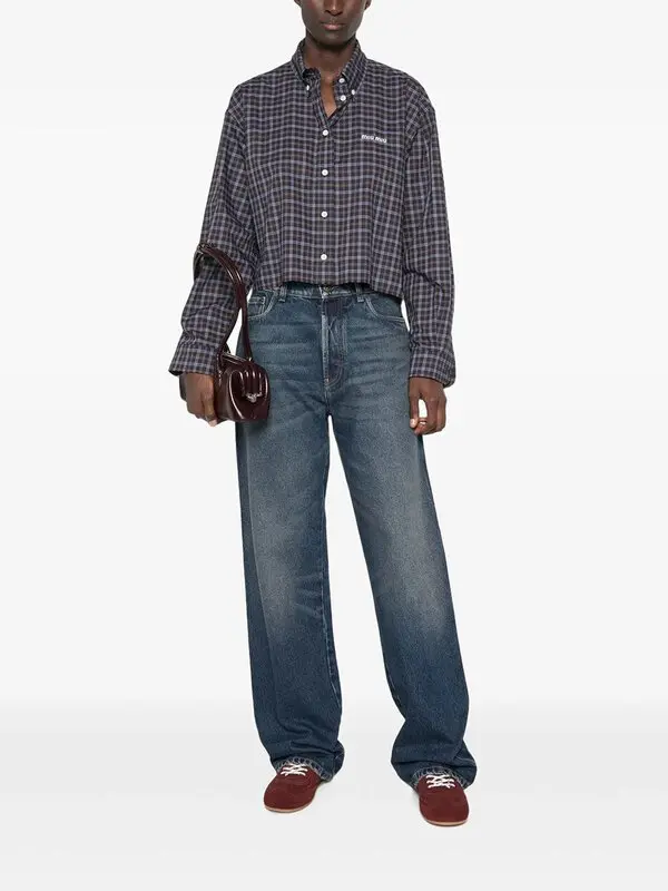 Miu Miu Five-pocket Loose Fit Denim Jeans