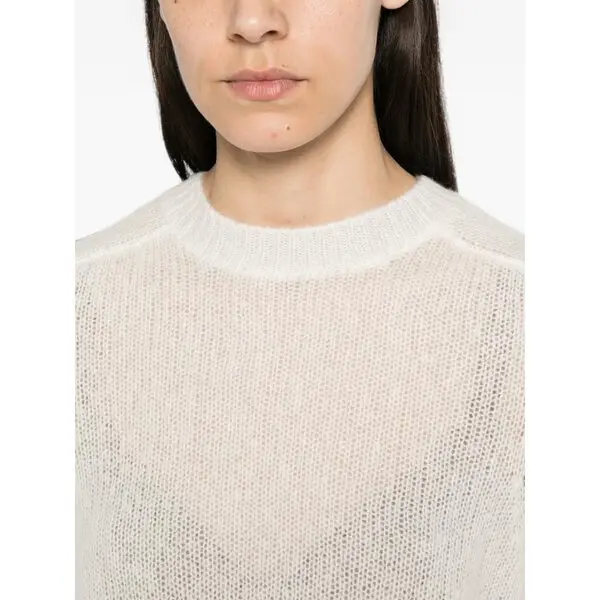 LISA YANG Silk Cashmere Knitwear Jumper - White