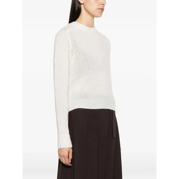 LISA YANG Silk Cashmere Knitwear Jumper - White