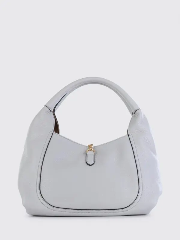 Gucci Softbit Grained Leather Bag - White