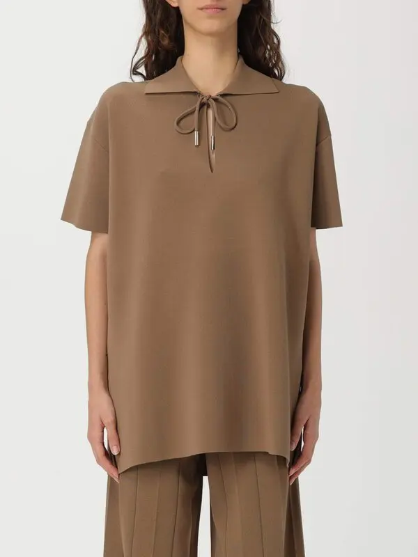 Max Mara Hazel Maglia Knit Polo Shirt - Brown