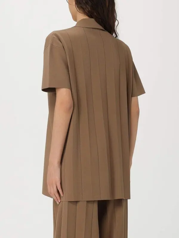 Max Mara Hazel Maglia Knit Polo Shirt - Brown