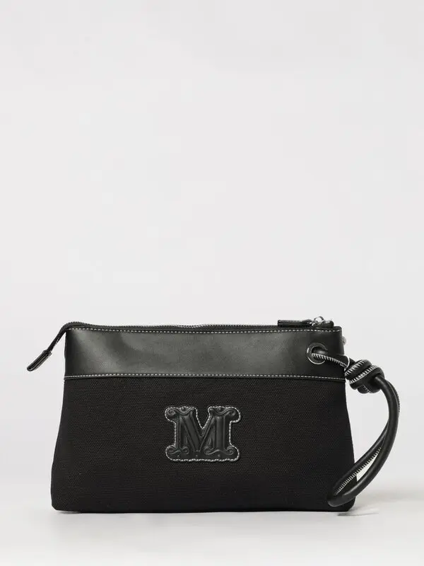 Max Mara Bchfrisia Cotton Monogram Clutch Bag