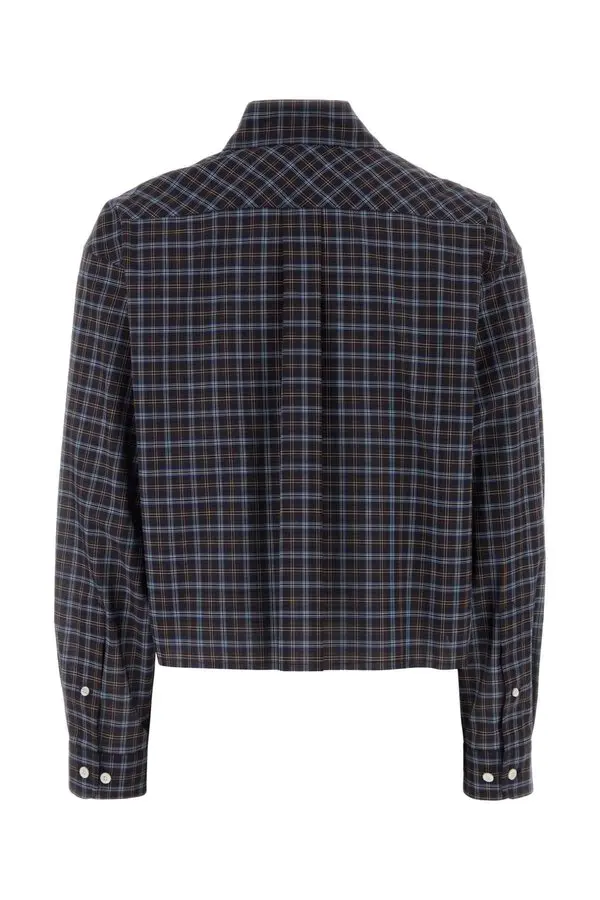 Miu Miu Embroidered Cotton Shirt