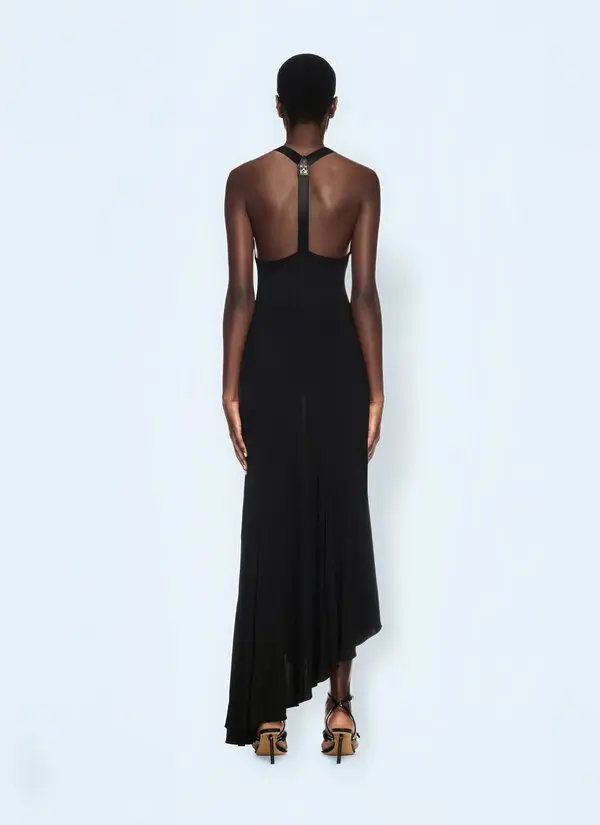 Off-White Ribbed Dress