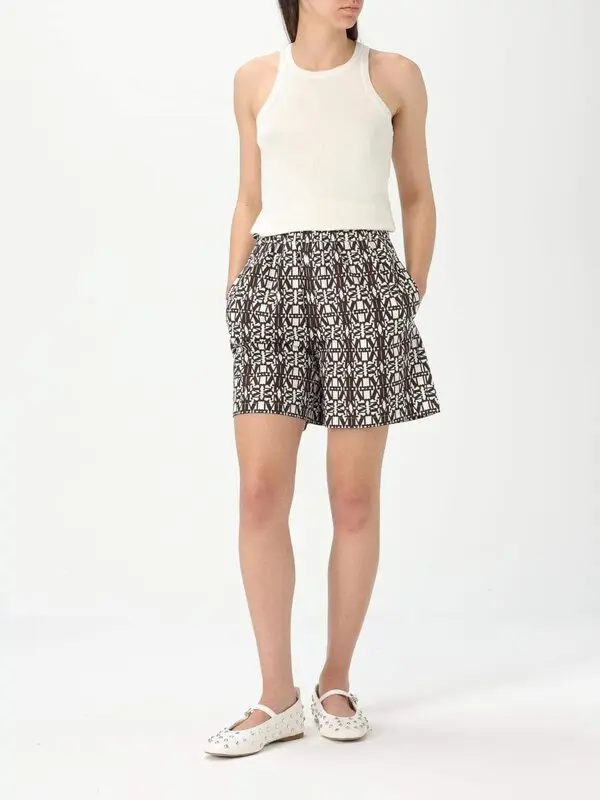 Max Mara Printed Cotton Shorts