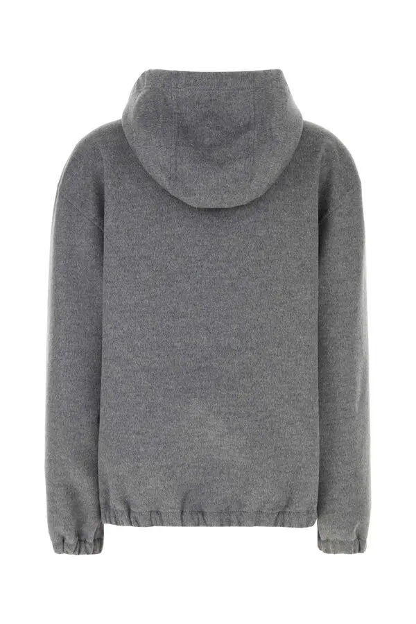 Miu Miu Grey Wool Blend Jacket