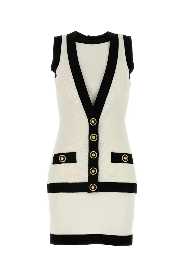 Balmain Sleeveless Dress - Multicolor