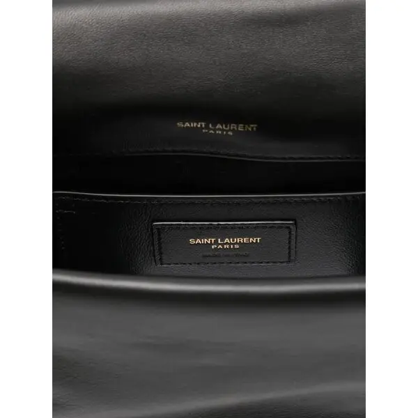 Saint Laurent Smooth Leather Cross-body Bag - Black