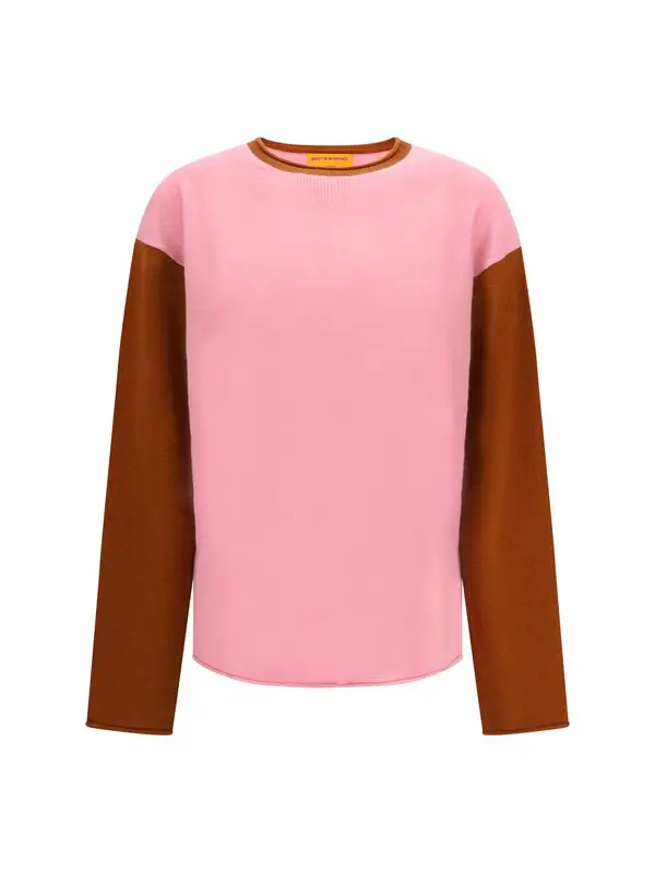 Guest In Residence Baseball Oversized Crew Sweater