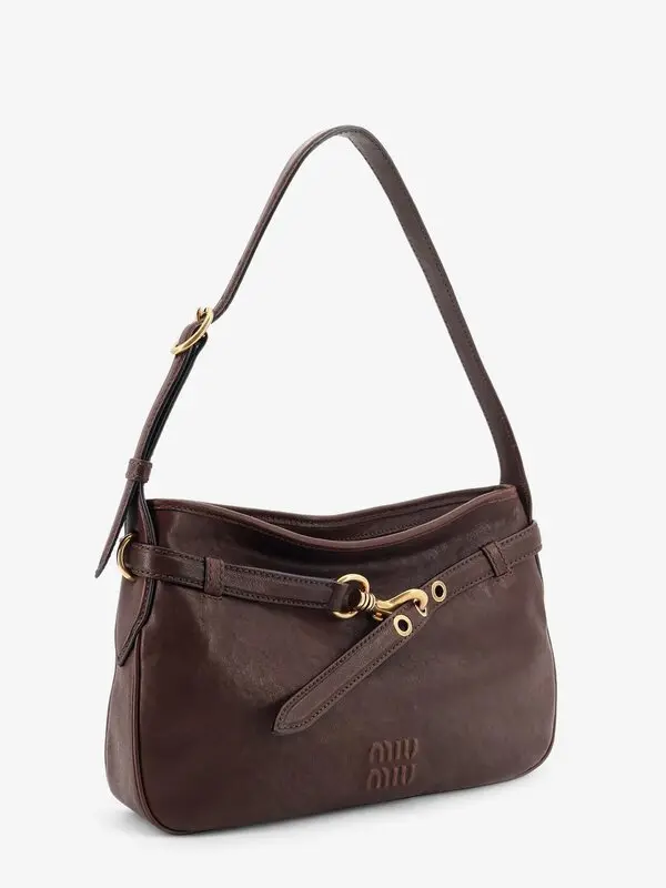 Miu Miu Aventure Leather Shoulder Bag - Multicolor