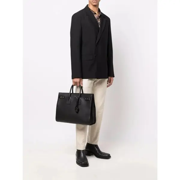 Saint Laurent Leather Tote Bag