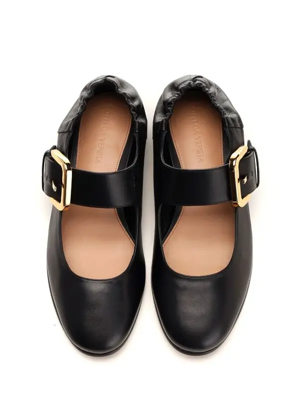 Bottega Veneta Astaire Mary Jane Ballerinas - Black