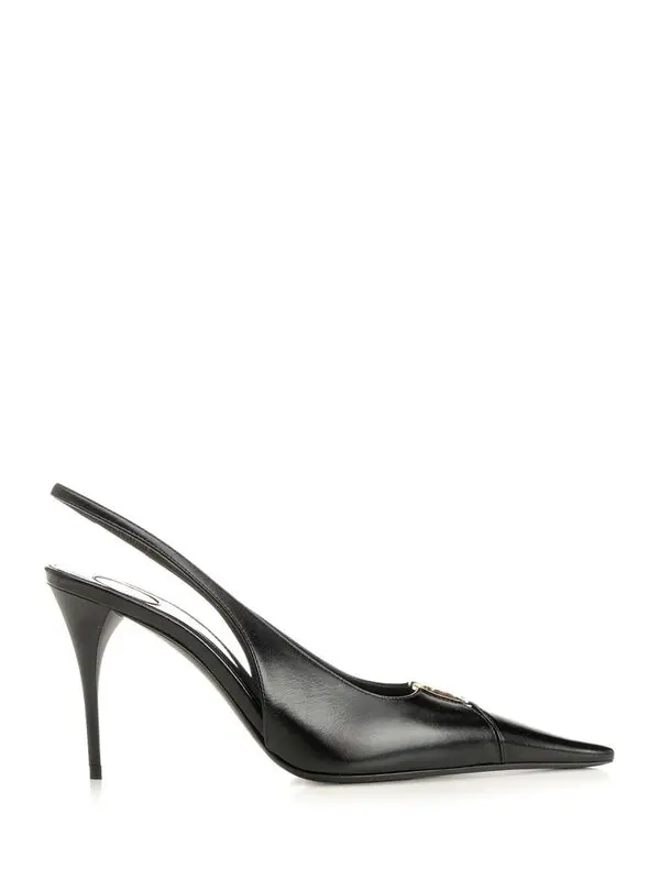 Saint Laurent Slingback Babylone 90 Pumps - Black