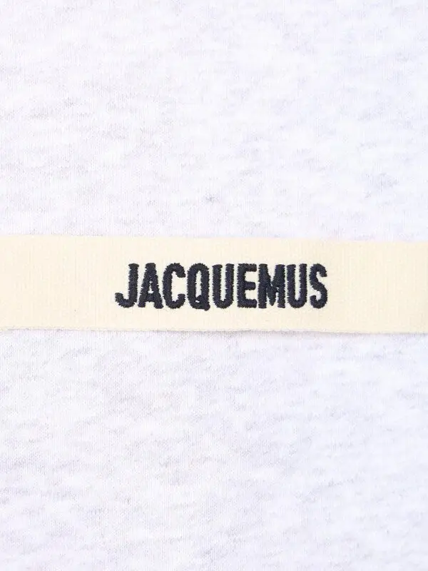 Jacquemus Gros Grain Hoodie - Gray