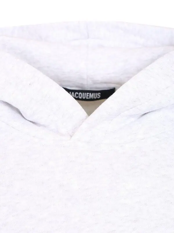 Jacquemus Gros Grain Hoodie - Gray
