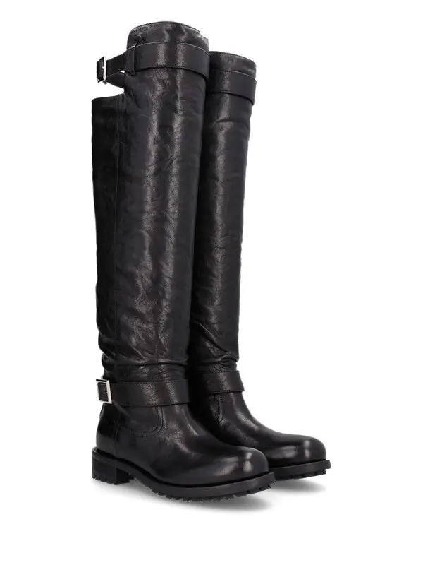JIMMY CHOO Biker Knee Boot