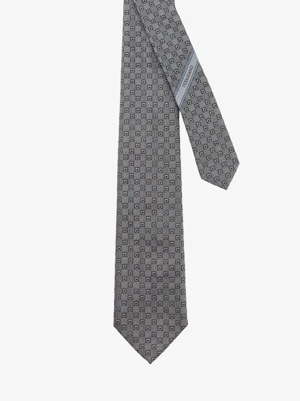 FERRAGAMO Cannes Silk Tie - Multicolor