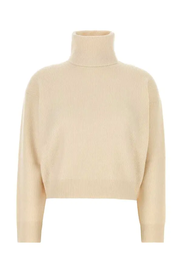 Brunello Cucinelli Sand Wool Blend Sweater